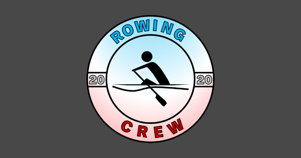 Rowing Crew - 2020 Color Gradient - Rowing - T-Shirt | TeePublic