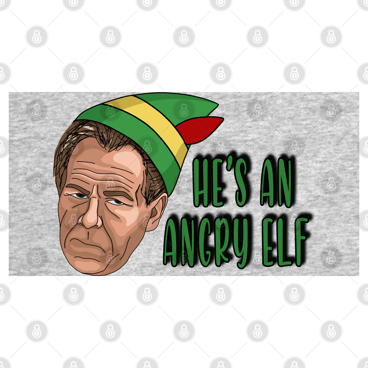 Angry Elf - Nick Saban - Crewneck Sweatshirt | TeePublic