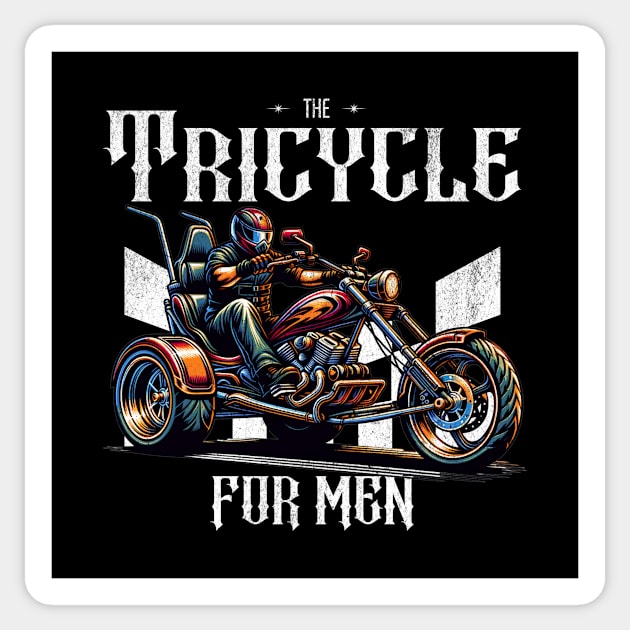 Trike - The tricycle for men - Trike - Sticker | TeePublic
