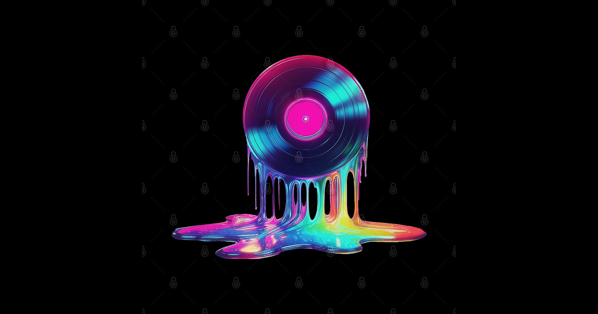 Melted Vinyl - Vinyl Record - Posters and Art Prints | TeePublic