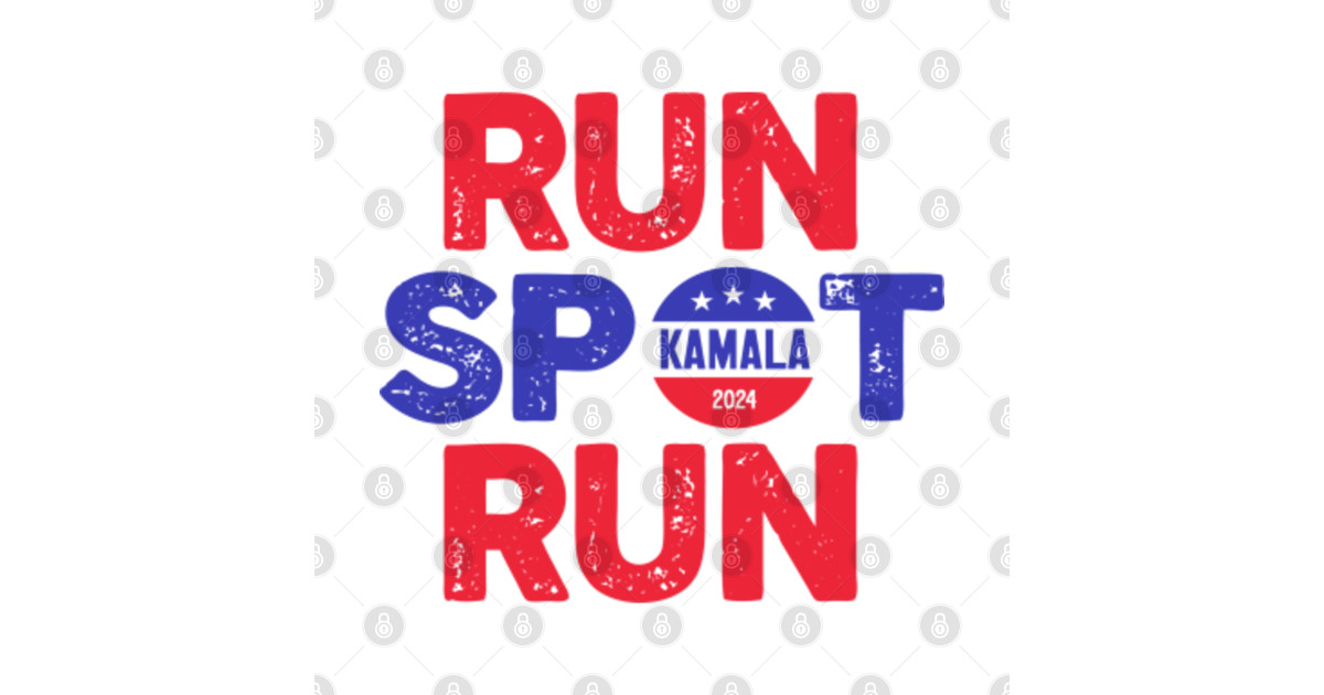 Run Spot Run Kamala - Kamala Harris - T-Shirt | TeePublic