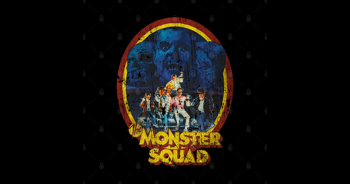 The Monster Squad 80s Horror Vintage - Classic Monsters - Sticker ...
