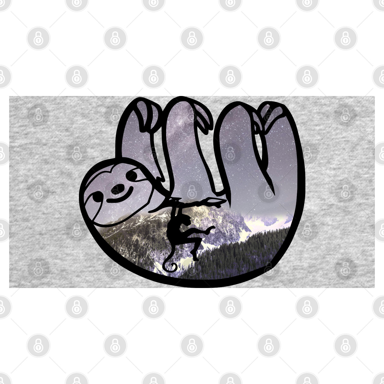 mammal sloth slow animal - Double Exposure Dog Paws - T-Shirt | TeePublic