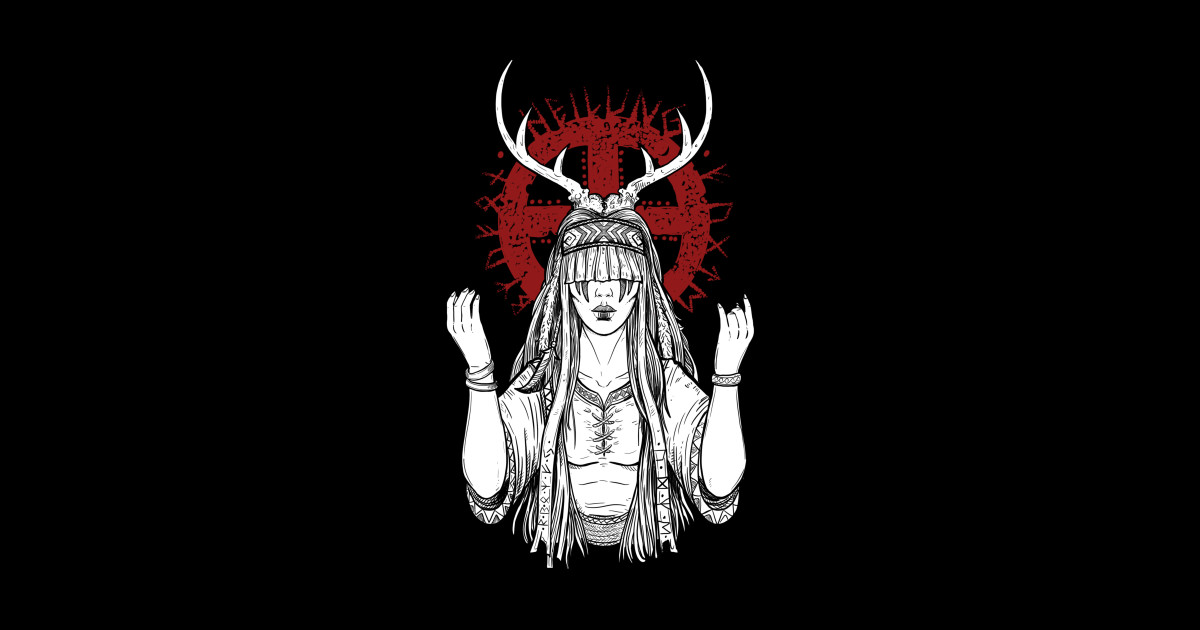 Heilung shaman runes - Heilung Music Shaman Dark Magic Art - Sticker ...