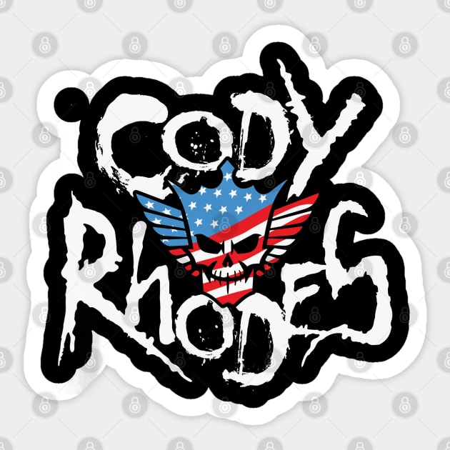 Cody Rhodes Logo - Cody Rhodes - Sticker | TeePublic