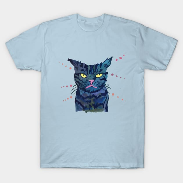Angry Cat - Angry Cat - T-Shirt | TeePublic