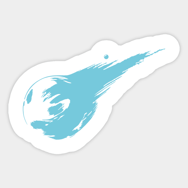 Minimalist Final Fantasy 7 - Meteor - Sticker | TeePublic