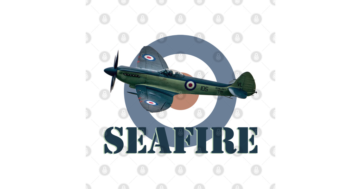 Supermarine Seafire and Roundel - Supermarine Seafire Airplane - T ...