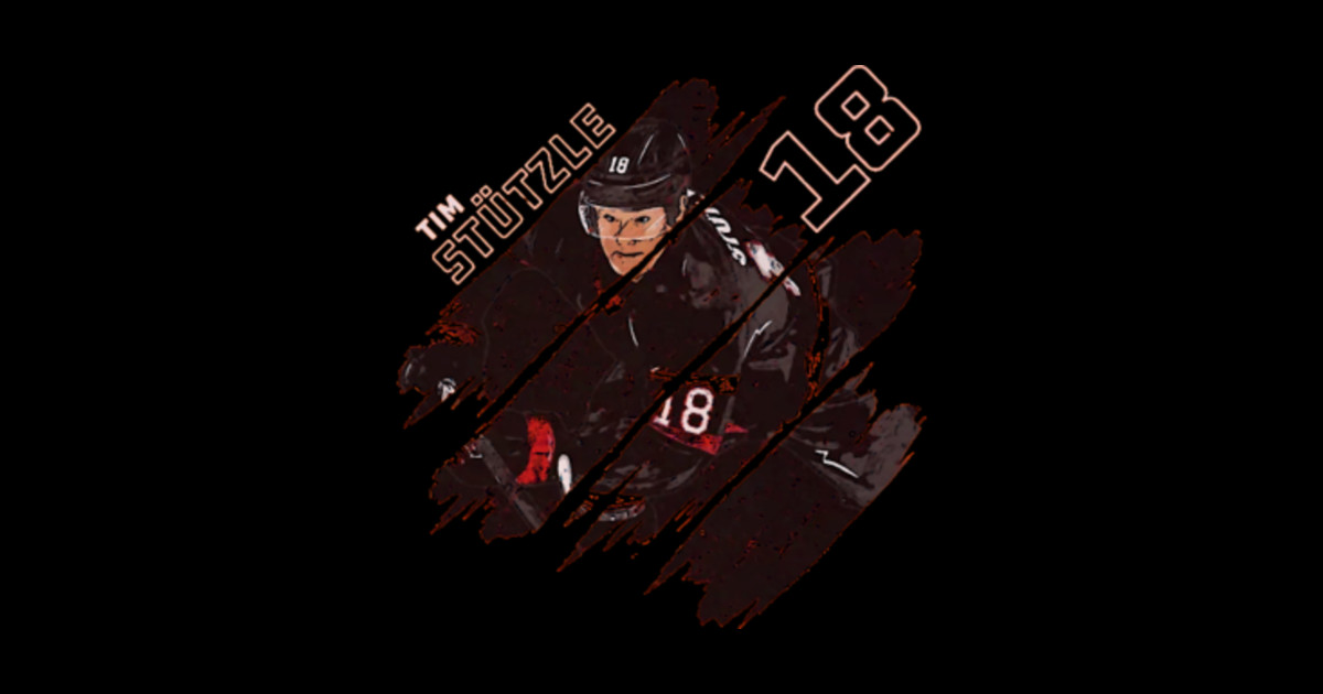 Tim Stutzle Ottawa Stripes - Tim Stutzle - Sticker | TeePublic