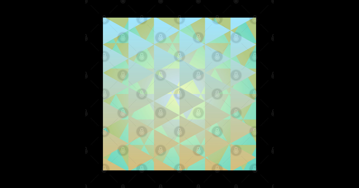 Polygonal vector background in green and gold theme, filling the frame ...