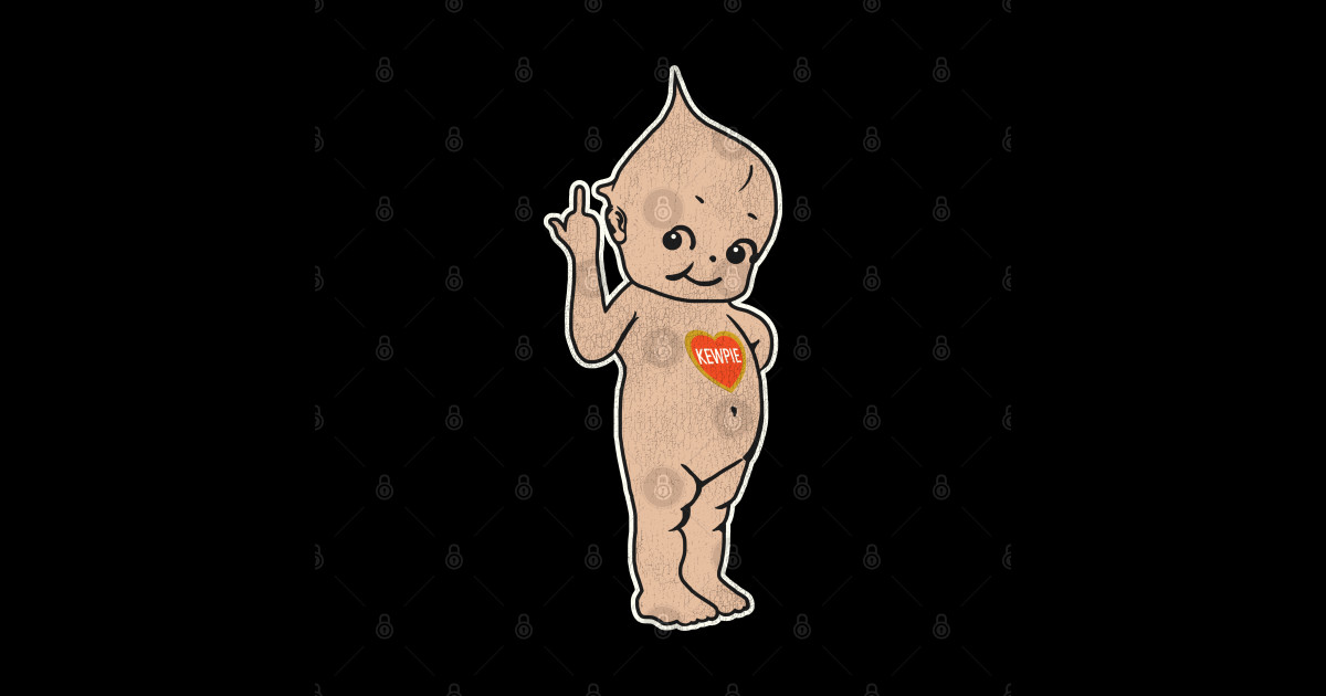KEWPIE FU - Kewpie Doll - Sticker | TeePublic