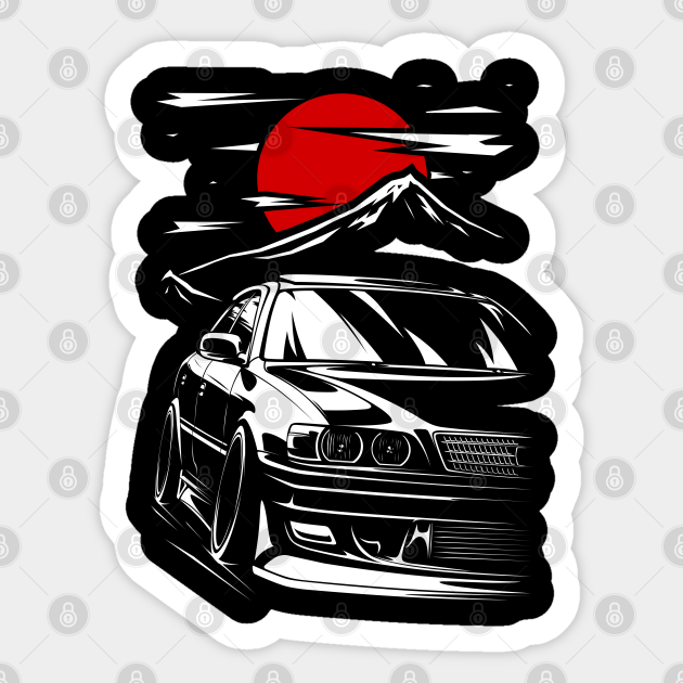 Chaser Jzx100 Sticker By Artymotive In 2021 Cool Car Drawings Jdm Cars ...