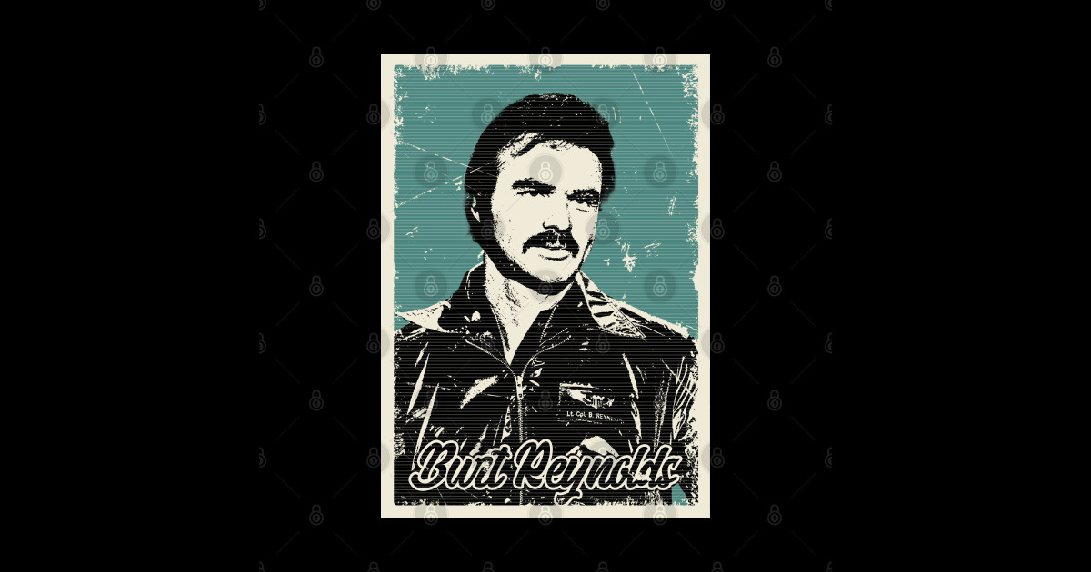 Vintage Burt Reynolds - Burt Reynolds - Sticker | TeePublic