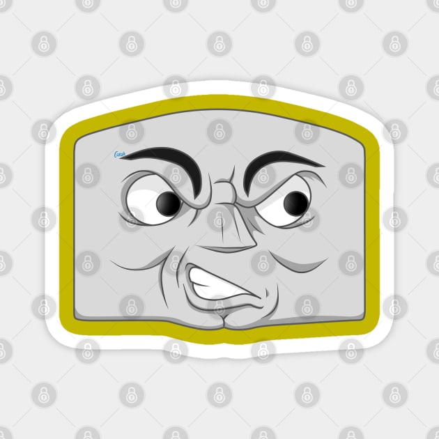 Diesel 10 angry face - Thomas And Friends - Magnet | TeePublic