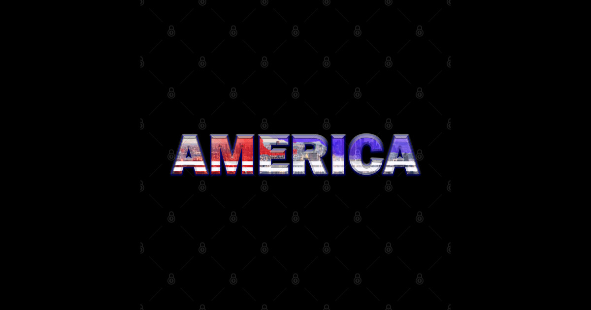 American effect appears - America - Sticker | TeePublic