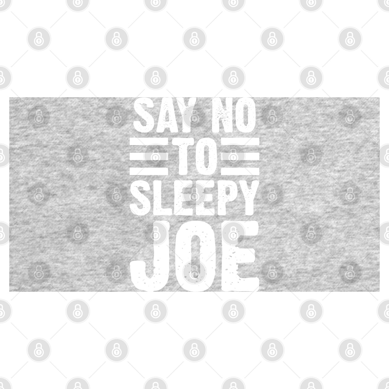 Say No To Sleepy Joe - Say No To Sleepy Joe - Baseball T-Shirt | TeePublic