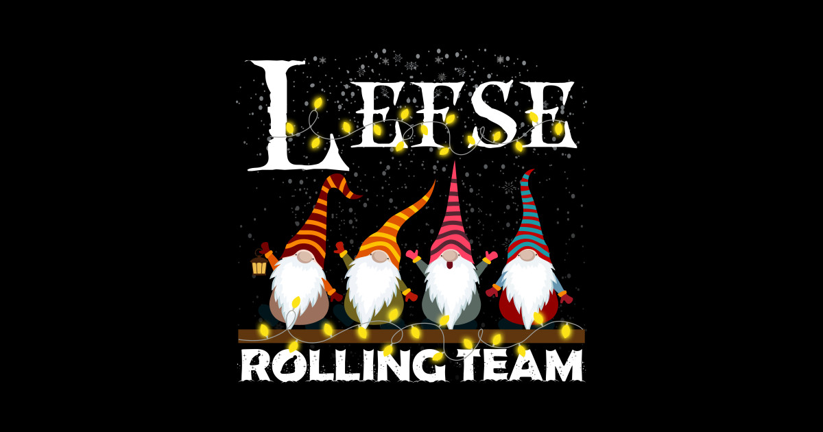 Lefse Rolling Team - Gnome Love - Sticker | TeePublic
