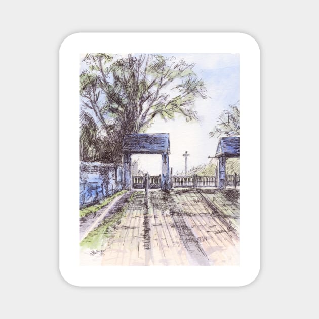 St John the Baptist Church, Broadclyst - Church - Magnet | TeePublic