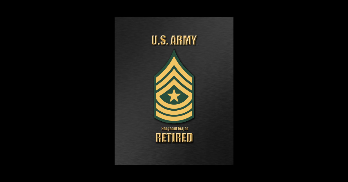 U.S. Army Sergeant Major - Army Sergeant Major - Posters and Art Prints ...