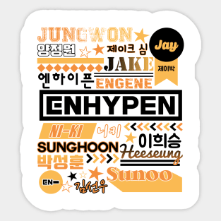 Enhypen Stickers for Sale | TeePublic