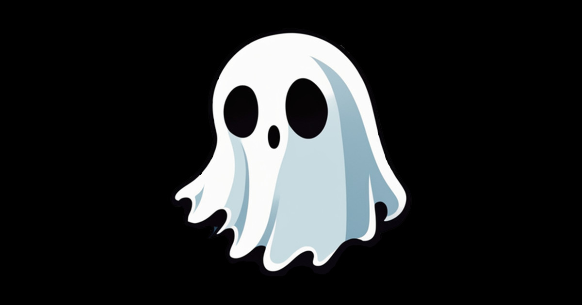 Cute chunky ghost halloween design - Cute Ghost Halloween - Sticker ...