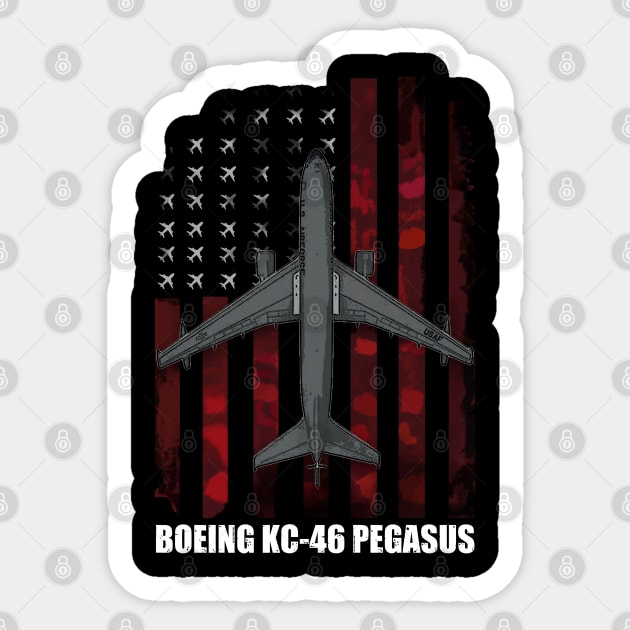 Boeing KC-46 Pegasus - Kc 46 Pegasus - Sticker | TeePublic