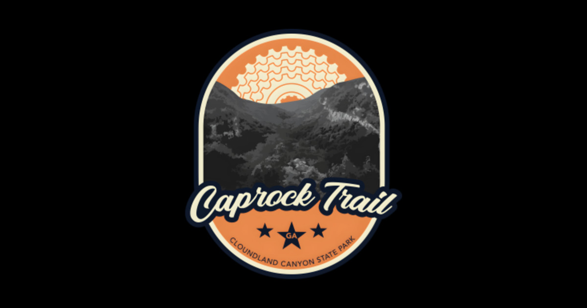 Caprock Trail - Cloudland Canyon State Park, Georgia - Caprock Trail - Sticker | TeePublic
