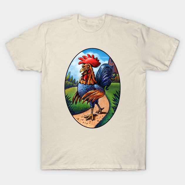 Cocky - Rooster - T-Shirt | TeePublic