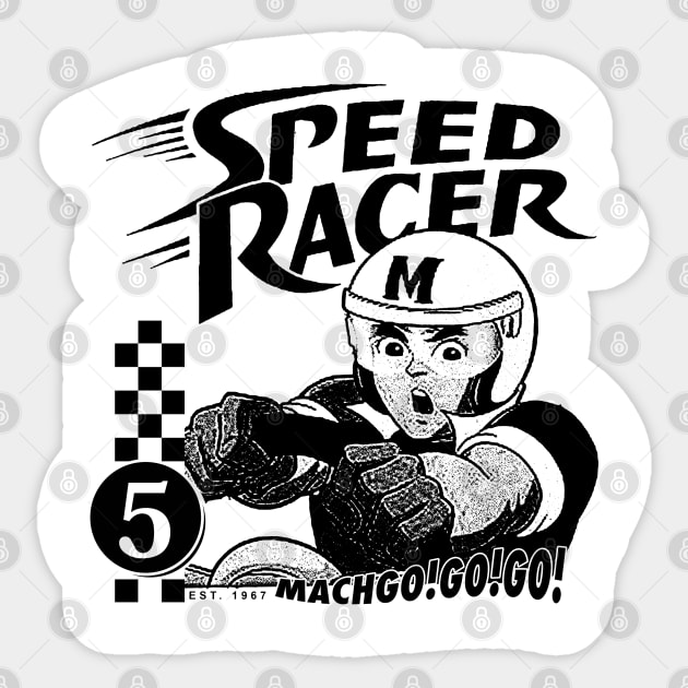 SPEED RACER MACH 5 - Mach 5 Speed Racer - Sticker | TeePublic