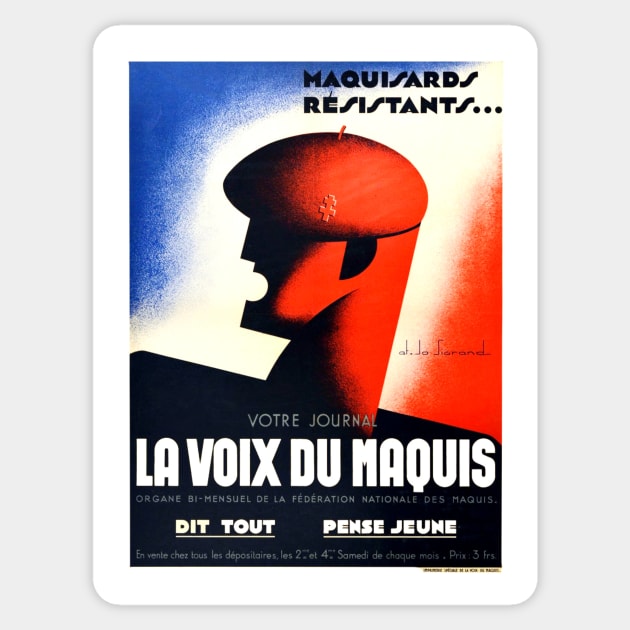 WWII French Resistance Voix Du Maquis Fighters Magazine 1940s - Wwii ...