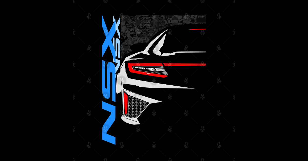 NSX 2017 - Acura Nsx - Sticker | TeePublic