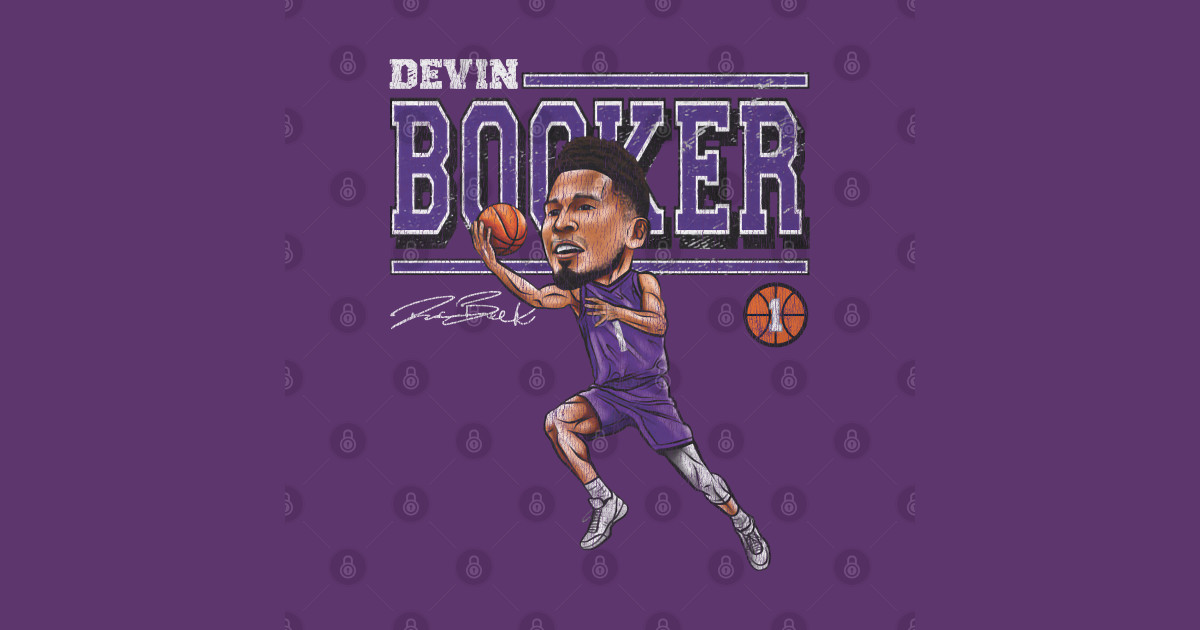 Devin Booker Cartoon - Devin Booker - T-Shirt | TeePublic