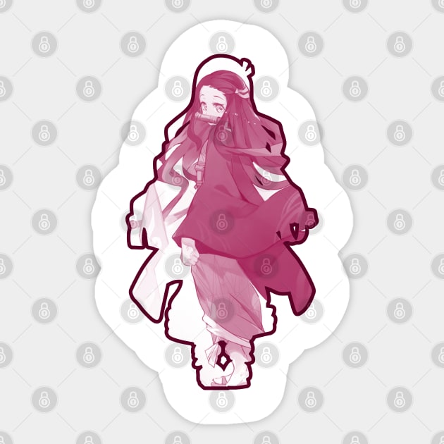 Nezuko II - Nezuko - Sticker | TeePublic