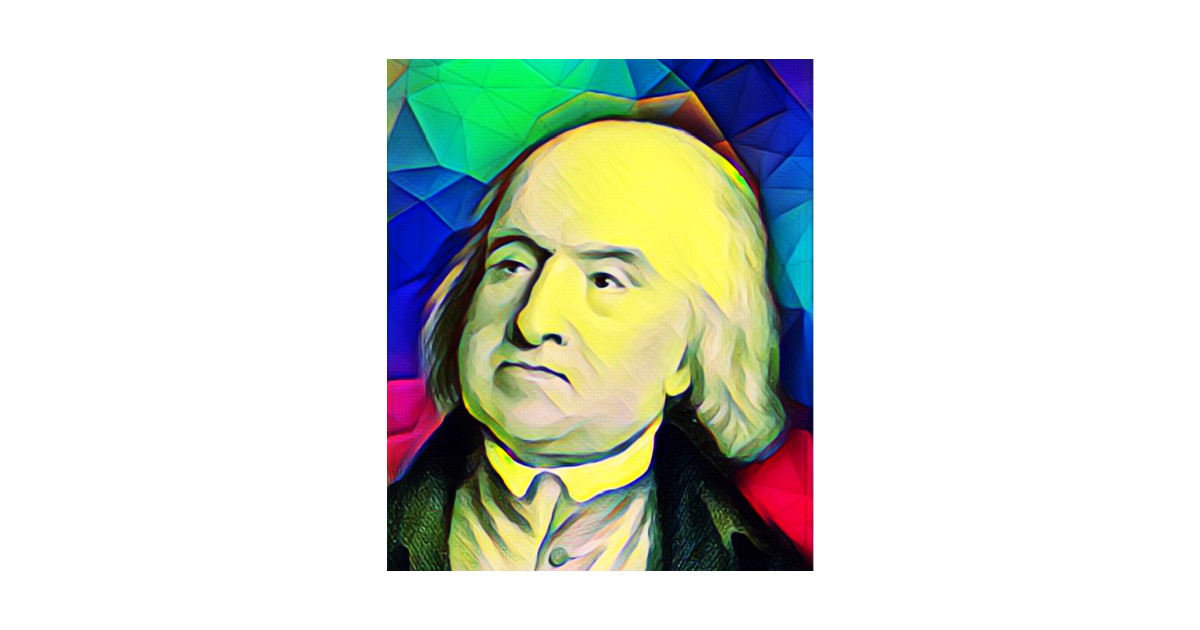 Jeremy Bentham Colourful Portrait | Jeremy Bentham Artwork 7 - Jeremy ...