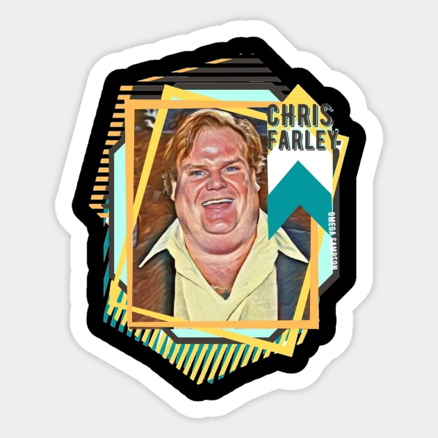 Chris Farley Pop Style - Comedy Lovers - Sticker | TeePublic