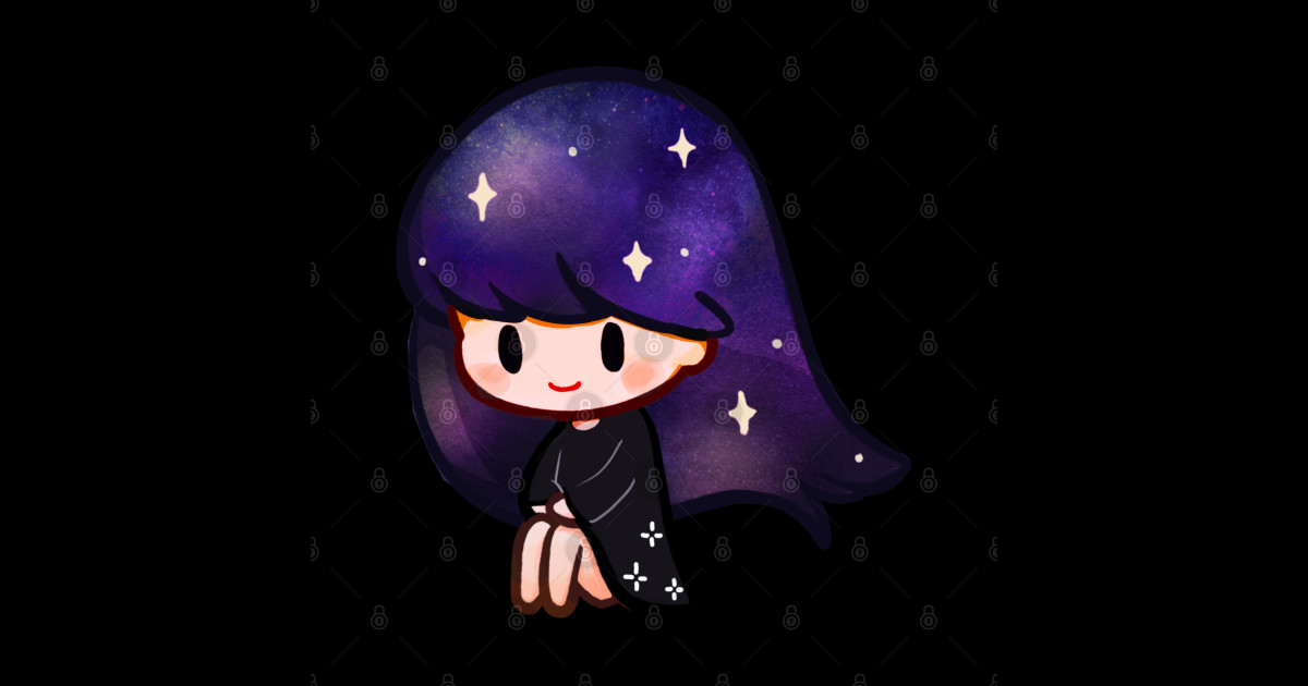galaxy girl - Galaxy Girl - Sticker | TeePublic
