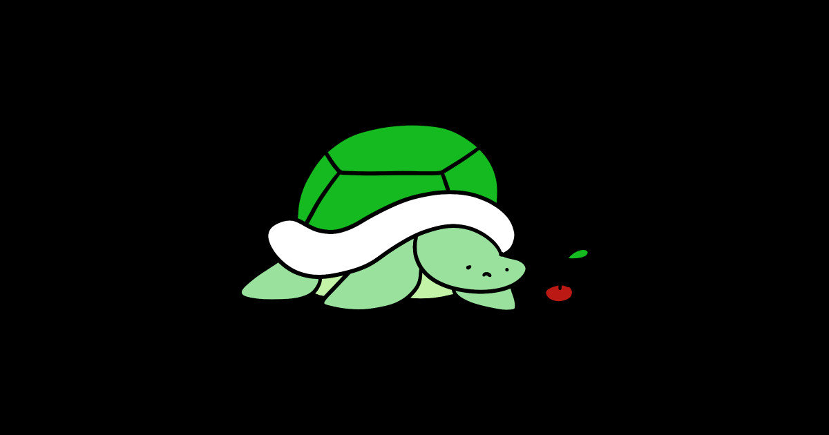 Confused Cherry Turtle - Turtle - Sticker | TeePublic