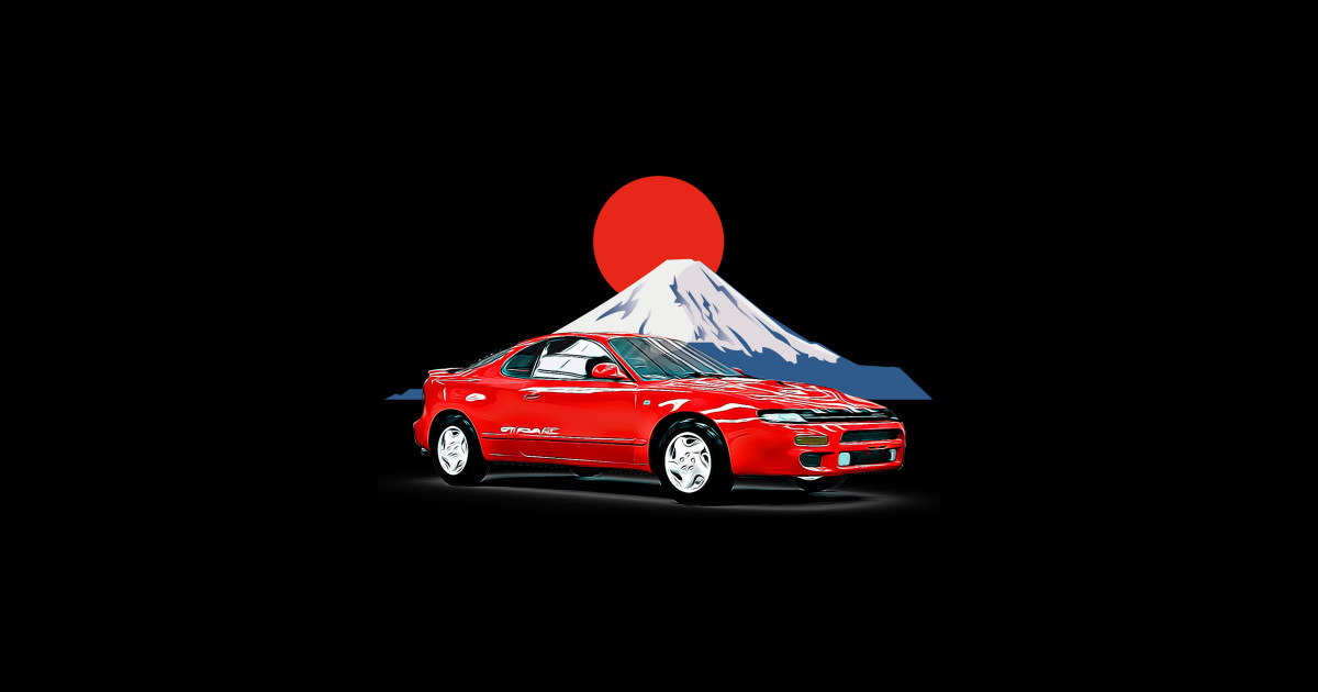 Celica Fuji JDM Japan Print - Classic - Sticker | TeePublic