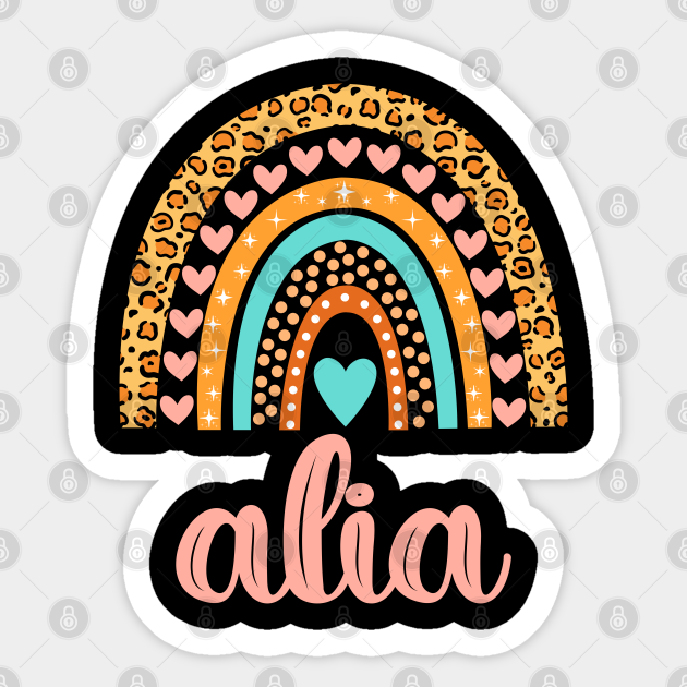 Alia Name Alia Birthday - Alia - Sticker | TeePublic
