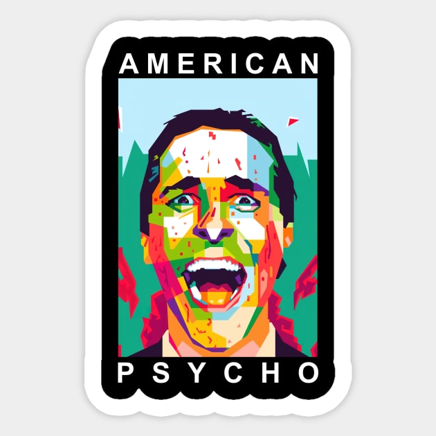 American Psycho Popular 2 - American Psycho - Sticker | TeePublic