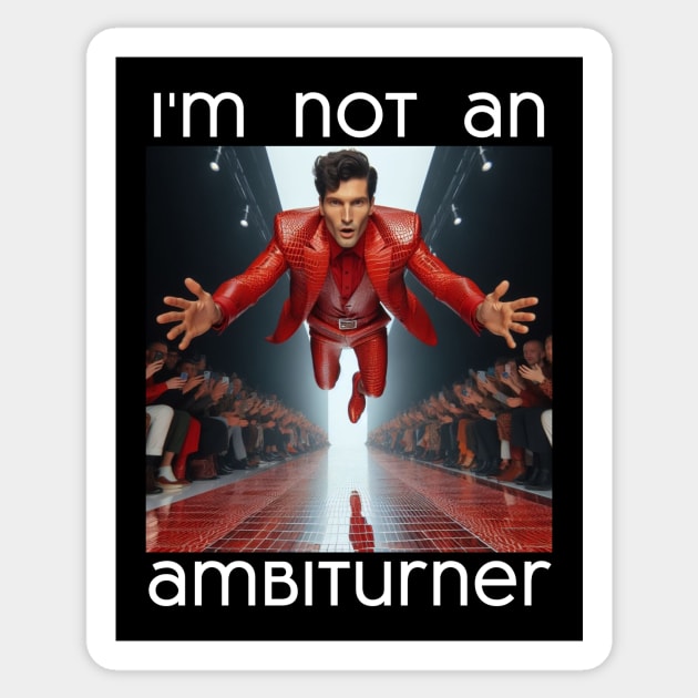 Male Model - Light Lettering - Male Model - Sticker | TeePublic