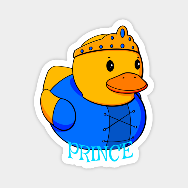 Rubber Duck Prince - Rubber Duck - Magnet | TeePublic