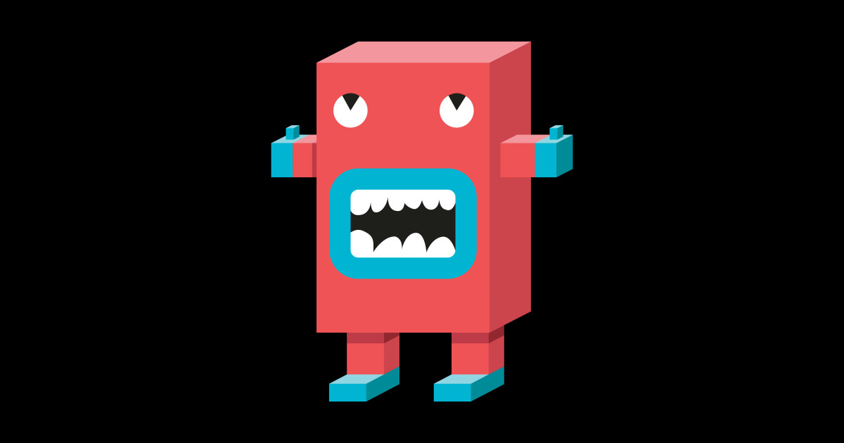 Box People : Dark Pink - People - Sticker | TeePublic