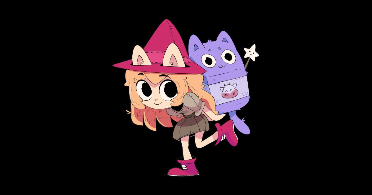 Carry and dairy - Witch Girl - Sticker | TeePublic