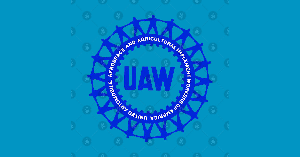 UAW United Auto Workers Union Logo - United Auto Workers - T-Shirt ...