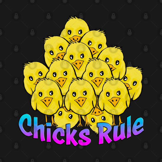 Chicks Rule - Chicks Rule Easter - Long Sleeve T-Shirt | TeePublic