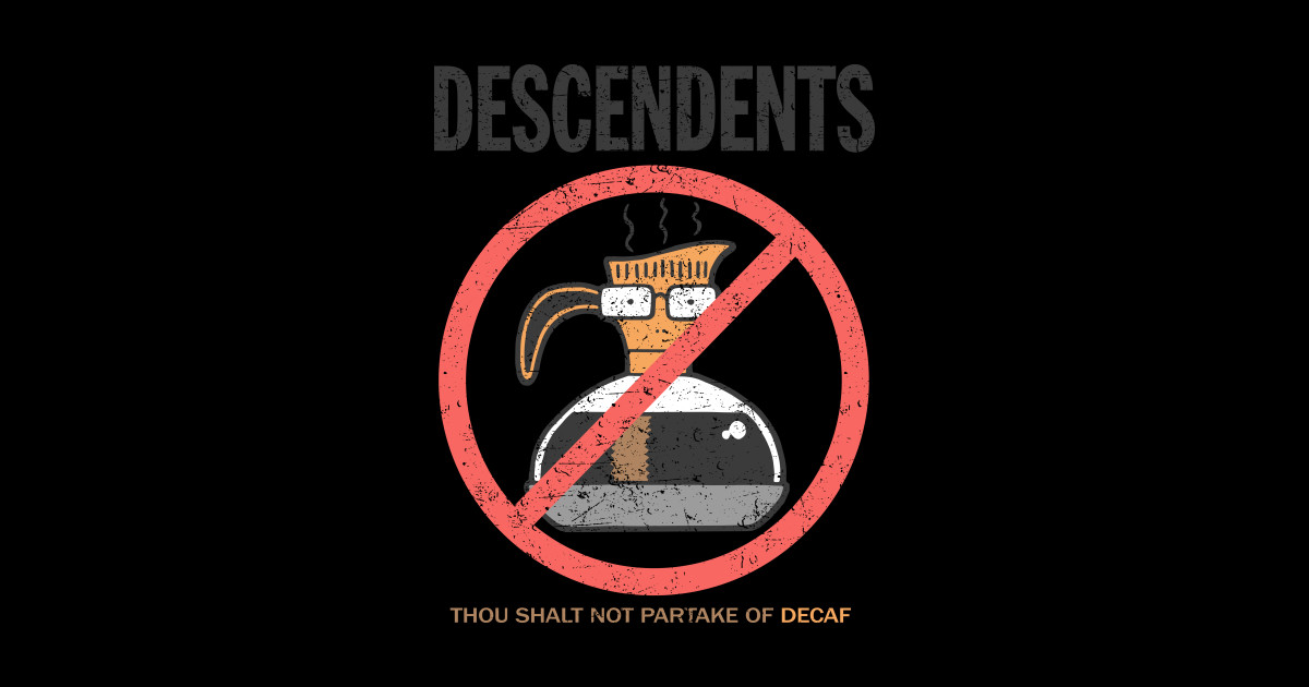 Cafe Retro Music Band - Descendents Retro Band - Sticker | TeePublic