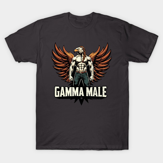 Gamma Male personality , Hawk Man , grunge - Gamma Male - T-Shirt ...