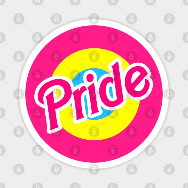 Pride - Pan Target - Pan Pride Flag - Bullseye - Pan Pride - Magnet ...