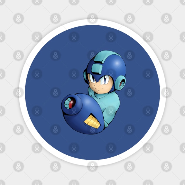 Mega Man Icon - Mega Man - Magnet | TeePublic